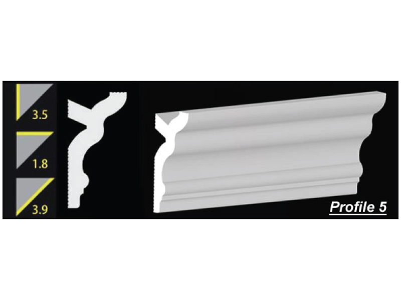 Foam Crown Molding Wire Raceway | Styrofoam Crown Molding