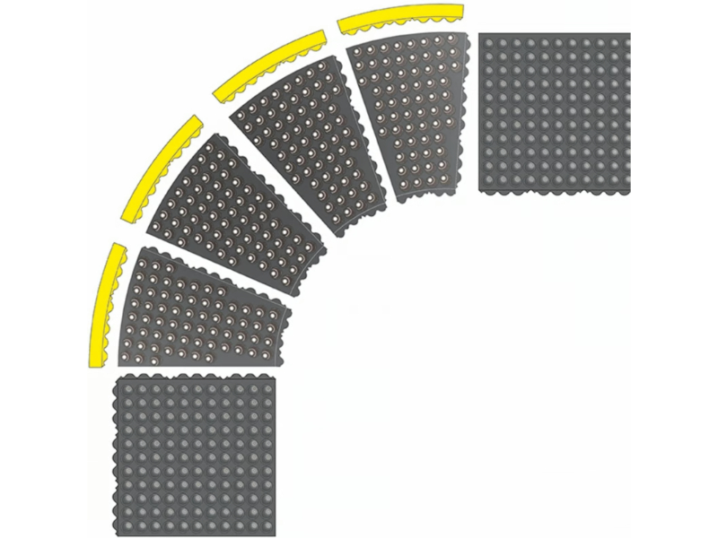 Notrax Skymaster® HD o-Curve™ Fire Retardant Floor Mats 445 Series