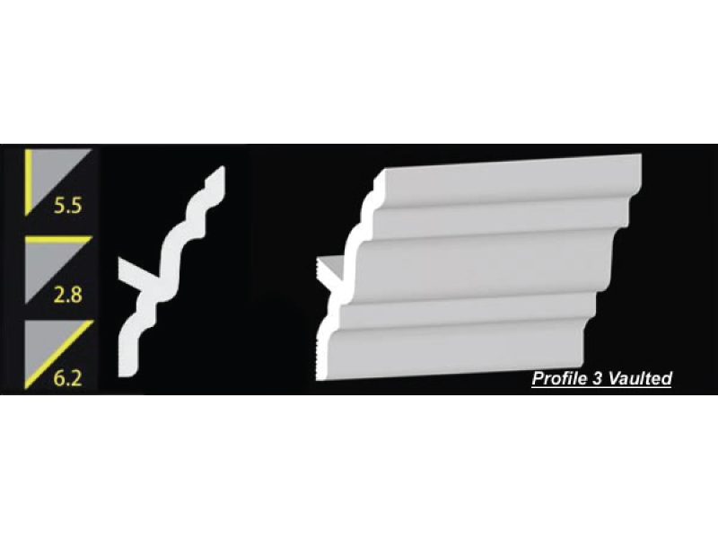 Foam Crown Molding Wire Raceway | Styrofoam Crown Molding