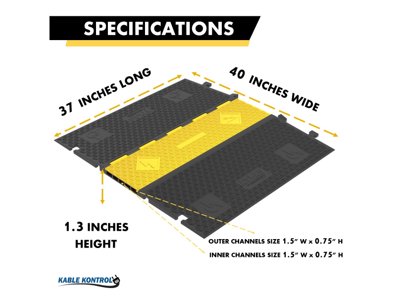 ATLAS® ADA Cable Protector Ramp