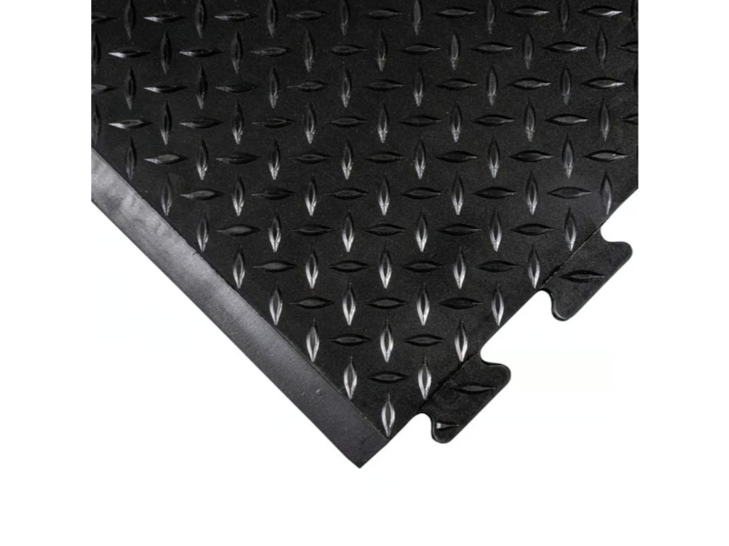 Notrax Interlock™ Diamond Top Rubber Traction Floor Mats 545 Series