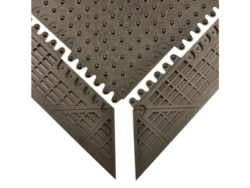 Notrax De-Flex® Heavy-Duty Interlocking Thick Rubber Floor Mats 570 Series