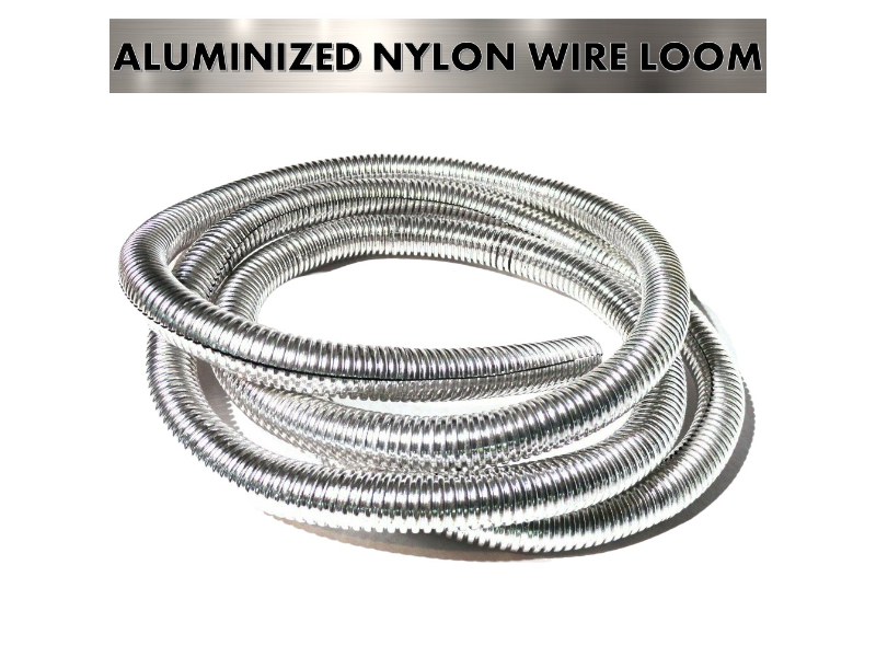 Convoshield Aluminized Chrome Wire Loom Tubing