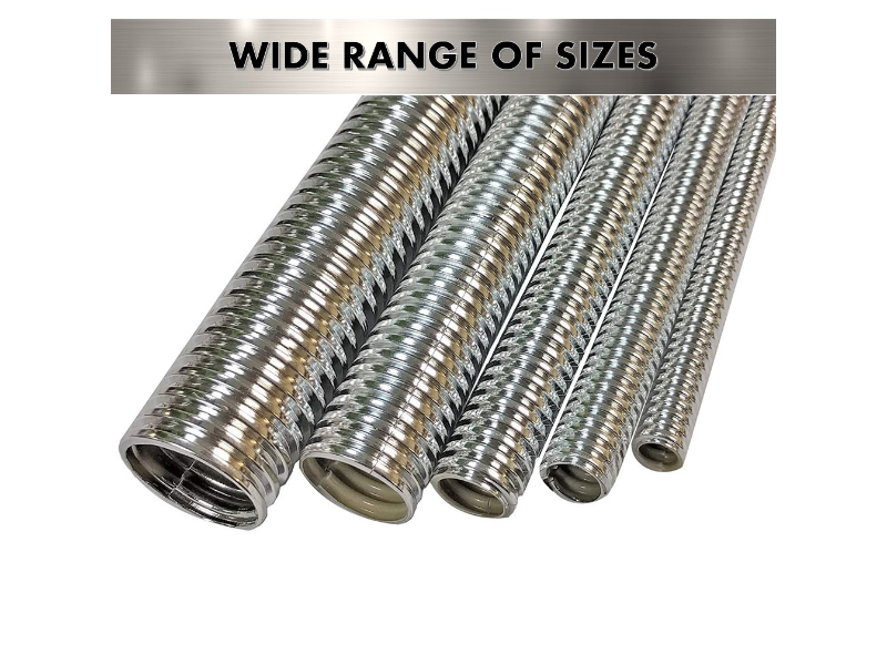 Convoshield Aluminized Chrome Wire Loom Tubing