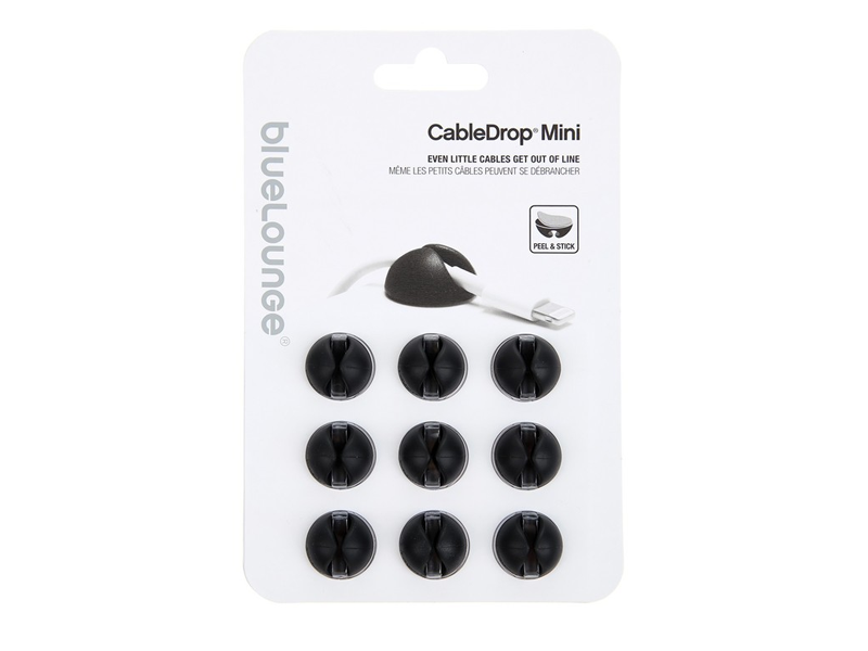 BlueLounge® CableDrop Desk Cord Organizer Clips