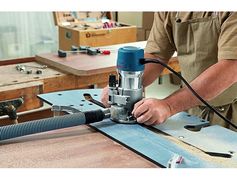 BOSCH® 2.25 HP Electronic Fixed-Base Router - 1617EVS