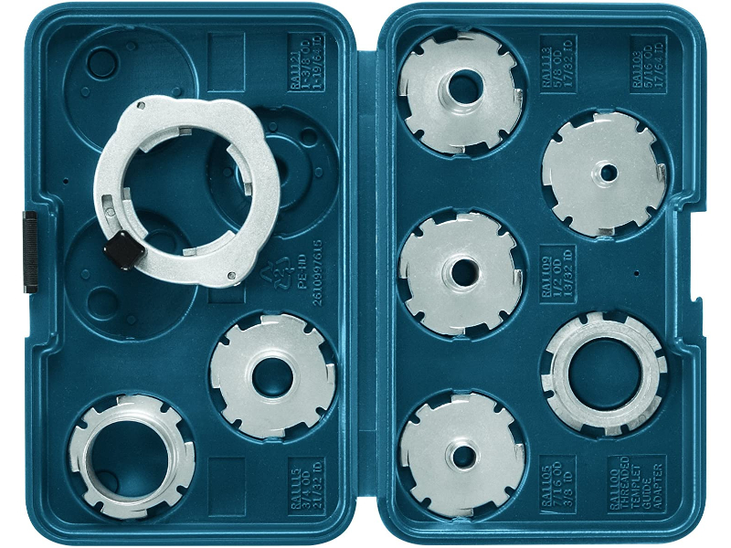 How To Use Bosch 8-piece Router Template Guide Set Ra1128 Bosch RA1128 ...