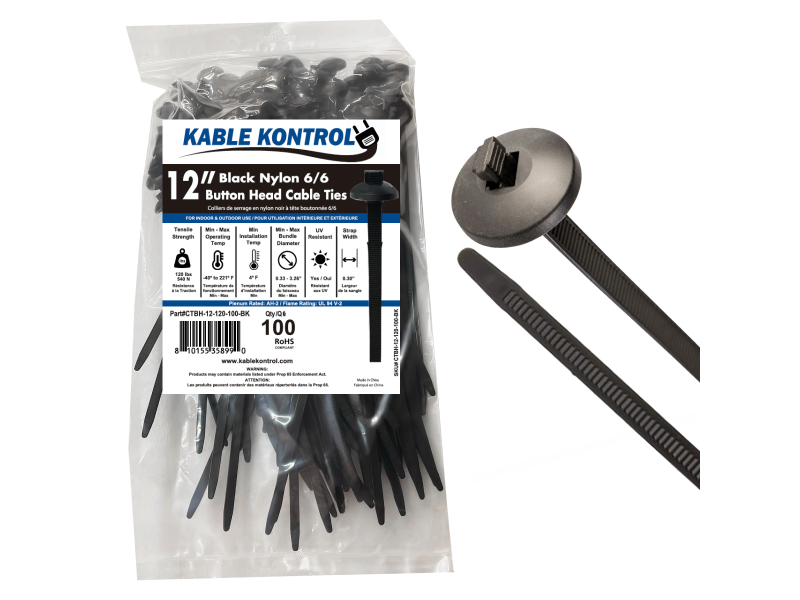 Button Head Cable Ties