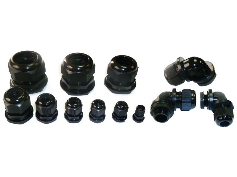 Nylon Cable Glands | Strain Relief Cord Grips - Cabletiesandmore.com