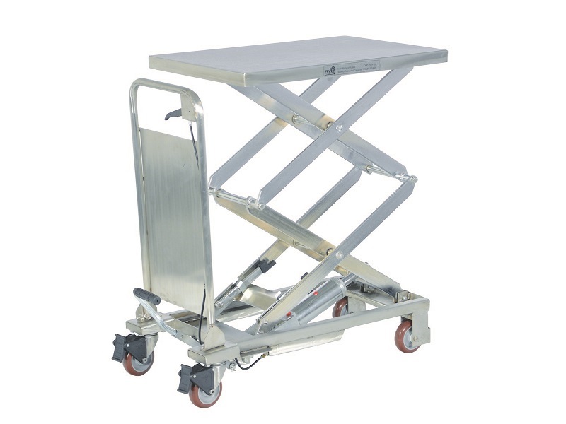 Vestil® Partially Stainless Steel Hydraulic Lift Carts