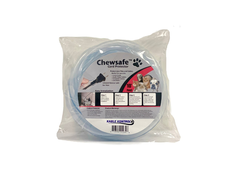 Chewsafe® Pet Resistant Cord Protector | Cord Cover for Pets