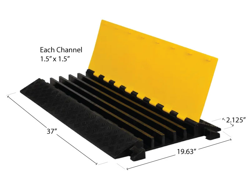 ATLAS® Cable Protector Ramp | Heavy-Duty Cable Protector | Rubber Cable ...