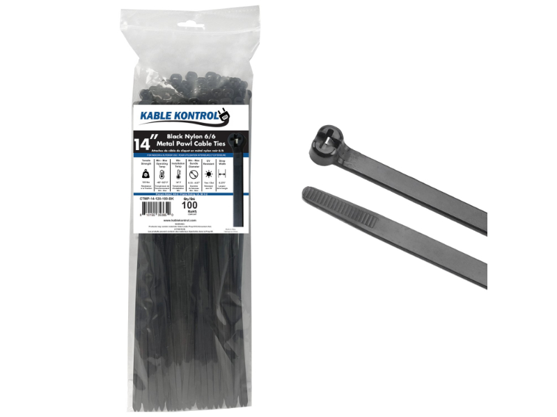 Metal Pawl Cable Ties | Metal Tooth Zip Ties| Kable Kontrol®