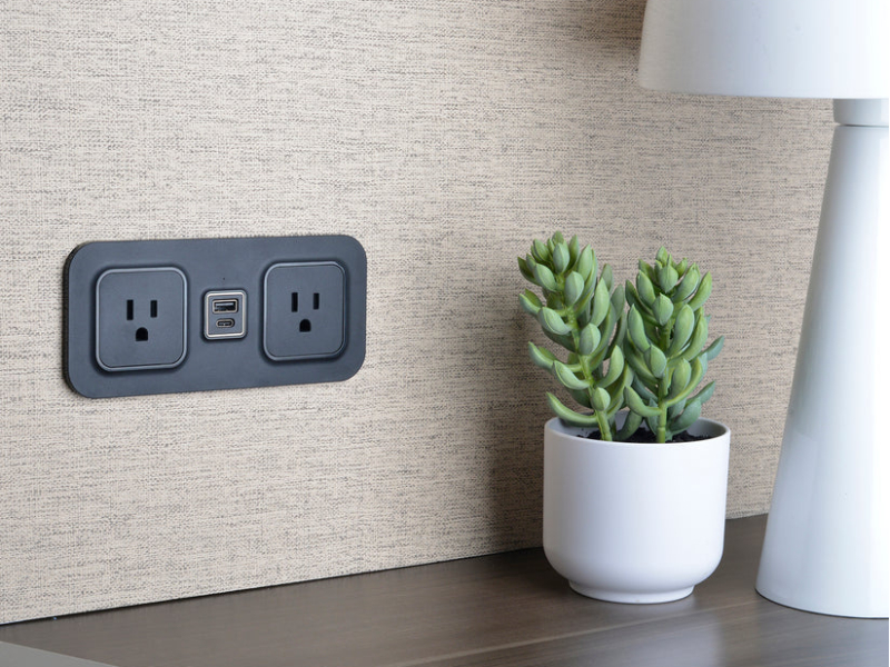 CubieMod® Recessed Flush Mount Power Strip with Outlets and USB Ports