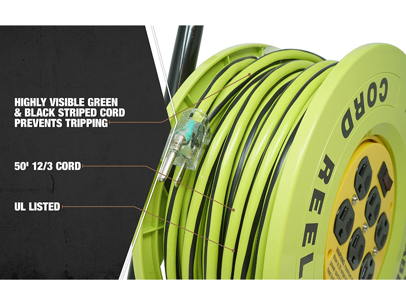 Designers Edge Power Stations Retractable Cord Reel