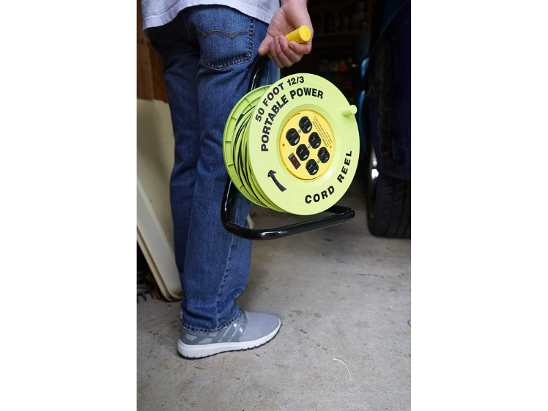 Designers Edge Power Stations Retractable Cord Reel