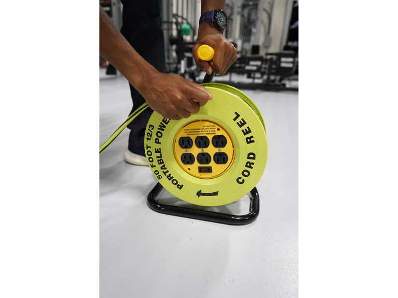 Designers Edge Power Stations Retractable Cord Reel