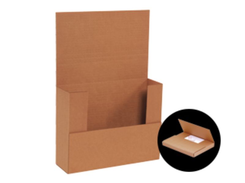 Easy Fold Mailer Boxes | White & Kraft Multi-Depth Foldable Mailers