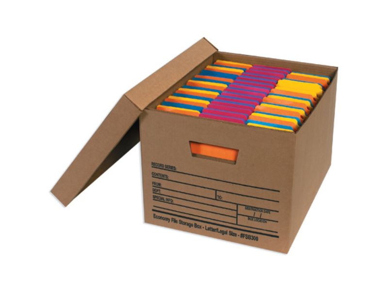 Pack Kontrol® Economy File Storage Boxes with Lid