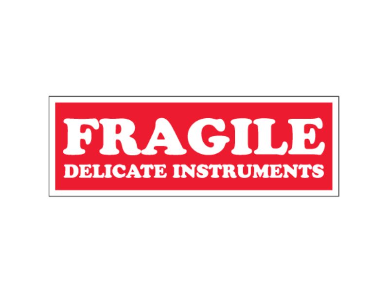 Fragile - Delicate Instruments Labels