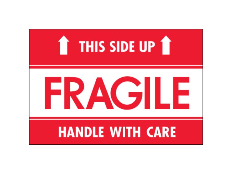 Fragile - This Side Up - HWC Labels