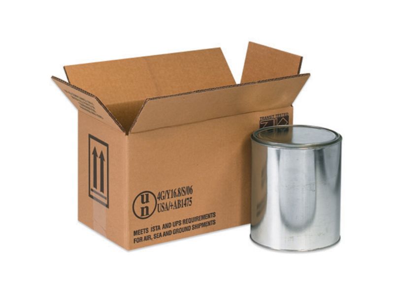 Pack Kontrol® Haz Mat Paint Can Shipping Boxes