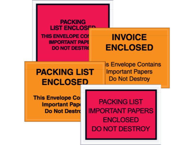 Pack Kontrol® Important Papers Enclosed Envelopes