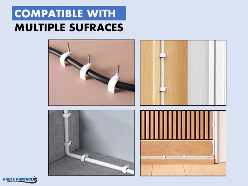 Kable Kontrol® Cable Staple Nail Clips