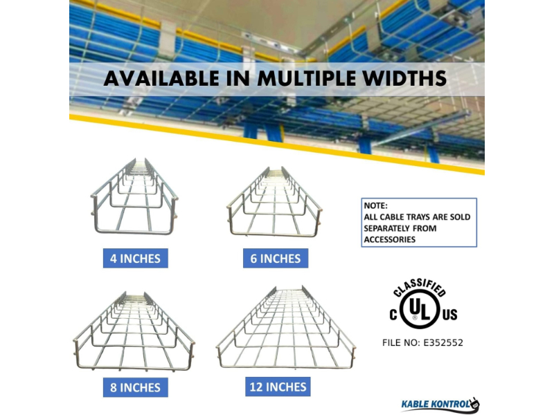 10 Foot Cable Trays