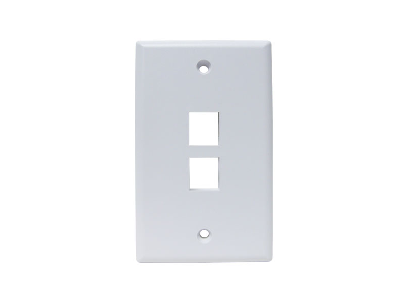 Network Wall Plates | 1-6 Port Keystone Wall Plates