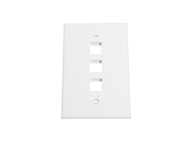 Network Wall Plates | 1-6 Port Keystone Wall Plates
