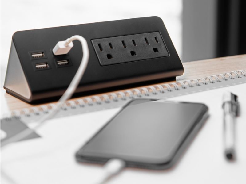 Kable Kontrol® Desktop & Bedside USB Power Strip