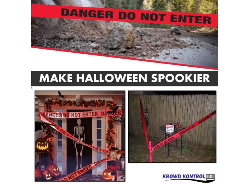 3" Wide Caution & Danger Do Not Enter Tape | Warning Tape