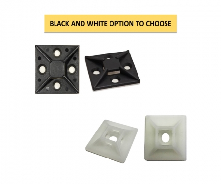 Kable Kontrol® Adhesive Backed Cable Tie Mounts | Adhesive Zip Tie Mounts