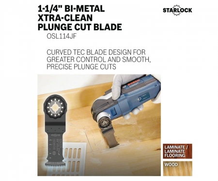 BOSCH® Starlock® Oscillating Multi Tool Bi-Metal Xtra-clean Clean ...