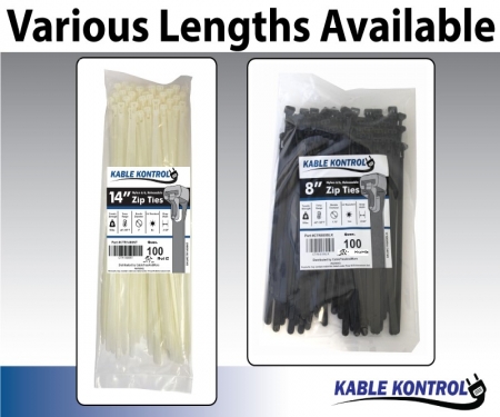 Reusable Zip Ties | Releasable Cable Ties | Quick Release Cord Ties