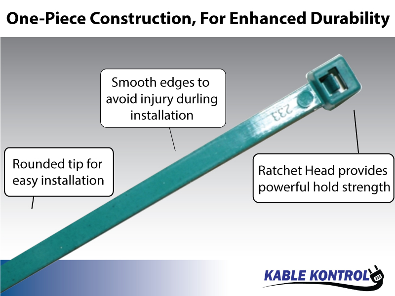 Metal Detectable Cable Ties | Metal Detectable Tie Wraps - FDA Approved