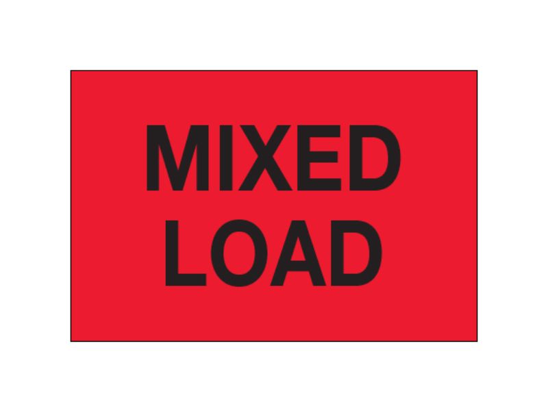 "Mixed Load" Fluorescent Red Labels