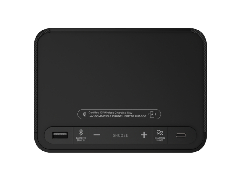 NonStop™ - Station A - Alarm Clock with Wireless Charging, Bluetooth ...