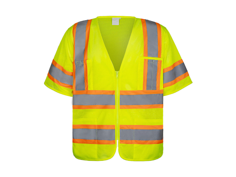 NORTHMON SAFETY Hi Vis Short Sleeve Mesh Safety Vest - ANSI Class 3