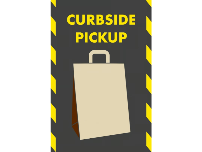 Notrax Curbside Pickup Bag Vertical Entry Floor Mats With Symbol 194RV ...