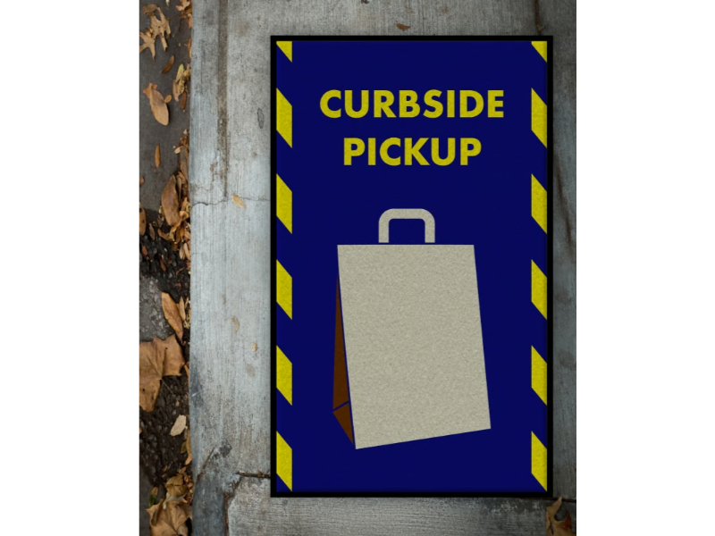 Notrax Curbside Pickup Bag Vertical Entry Floor Mats With Symbol 194RV ...