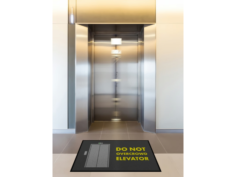 Notrax Social Distancing Do Not Overcrowd Floor Mats With Symbol 194OE ...