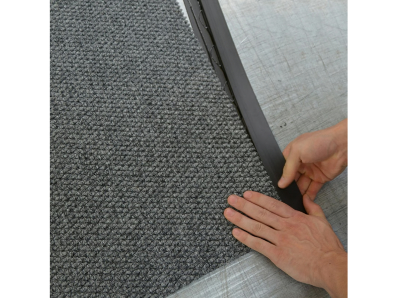 Notrax Heavy Duty Beveled Edge Nosing for Carpet Mats 084 Series