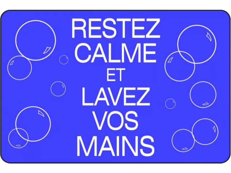 Notrax Keep Calm and Wash Hands Bathroom Mats 194CW Series