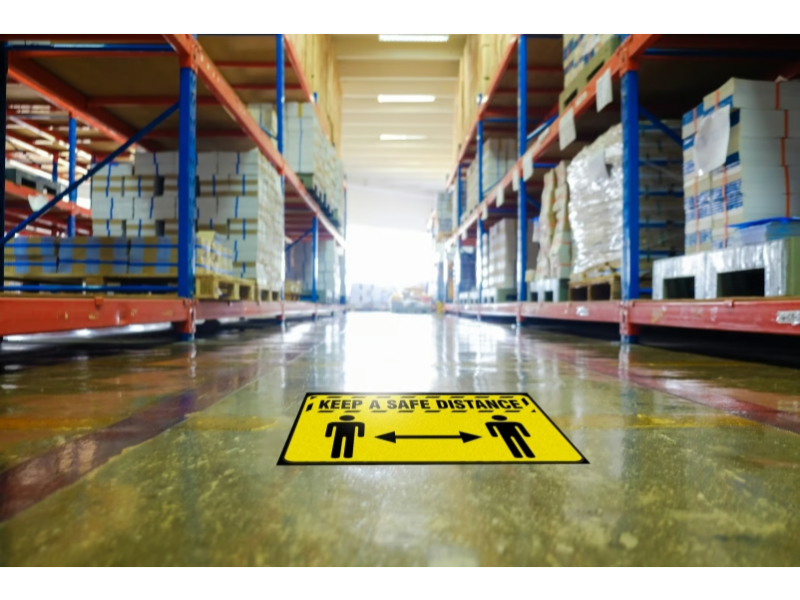 Notrax Social Distancing Keep Safe Distance Floor Mats 194KS Series