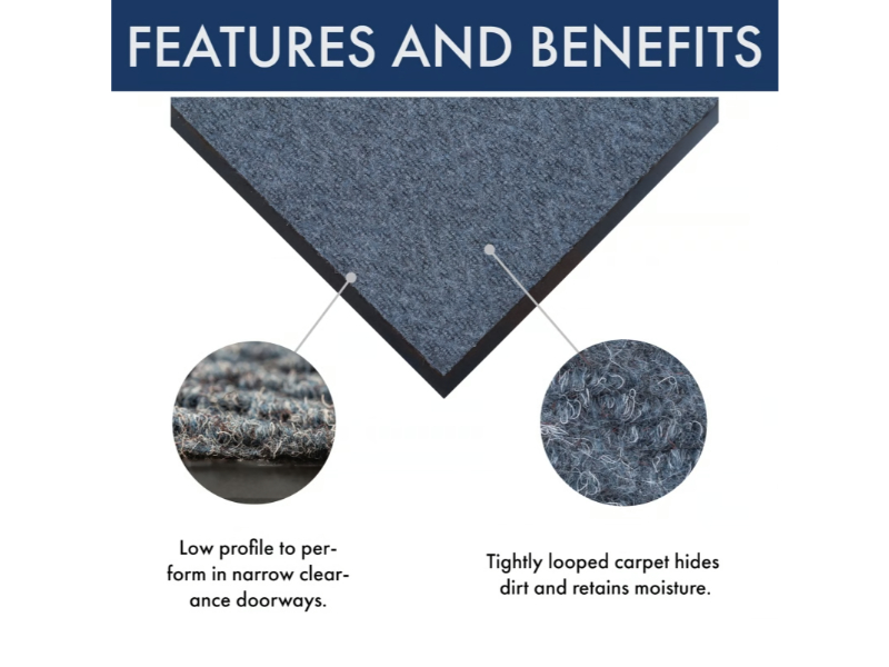 Notrax Chevron Low Profile Light Weight Entry Floor Mats 105 Series