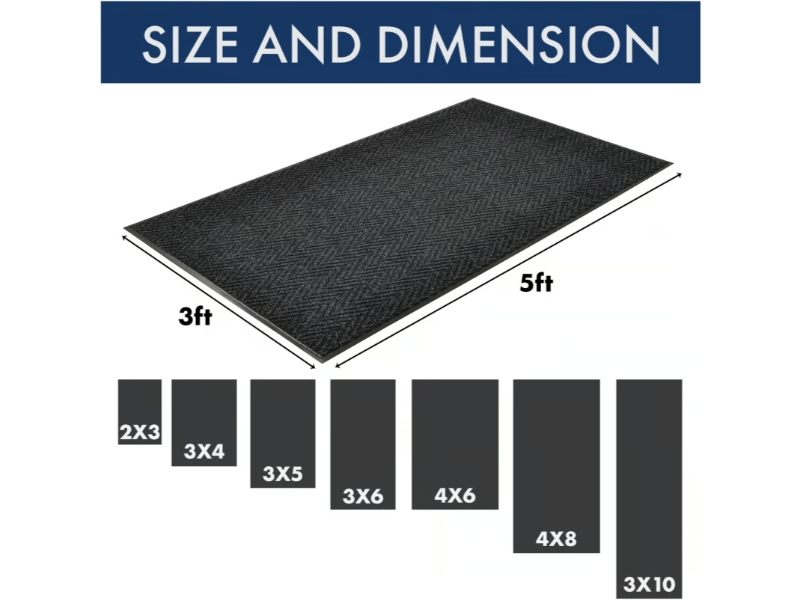 Notrax Chevron Low Profile Light Weight Entry Floor Mats 105 Series