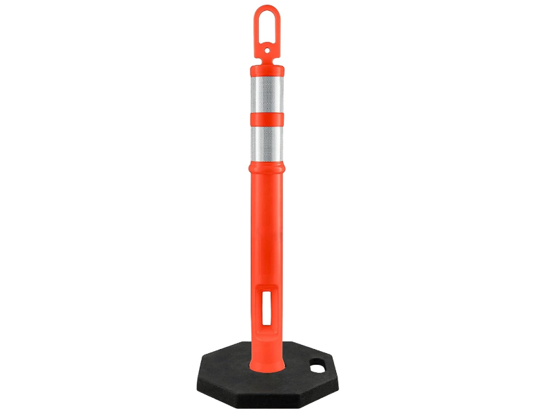 Traffic Kontrol Orange Traffic Delineator Posts Kit