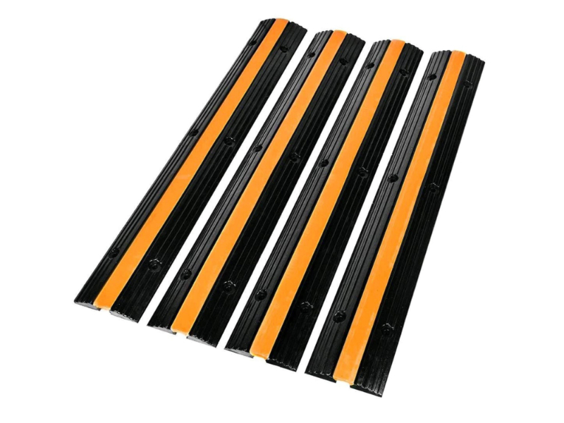 Atlas Safety Stripe Drop Over Rubber Cable Protector